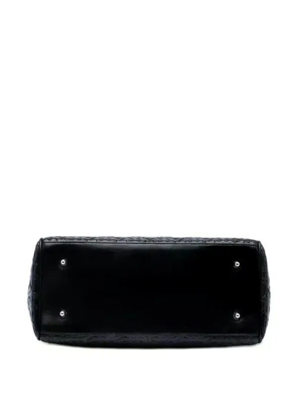 Dior 2007 Stitched Lambskin Cannage Handbag