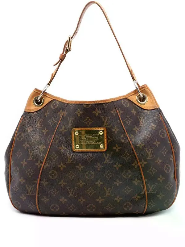 LOUIS VUITTON 2003 Monogram Galliera Pm Shoulder Bag - Brown