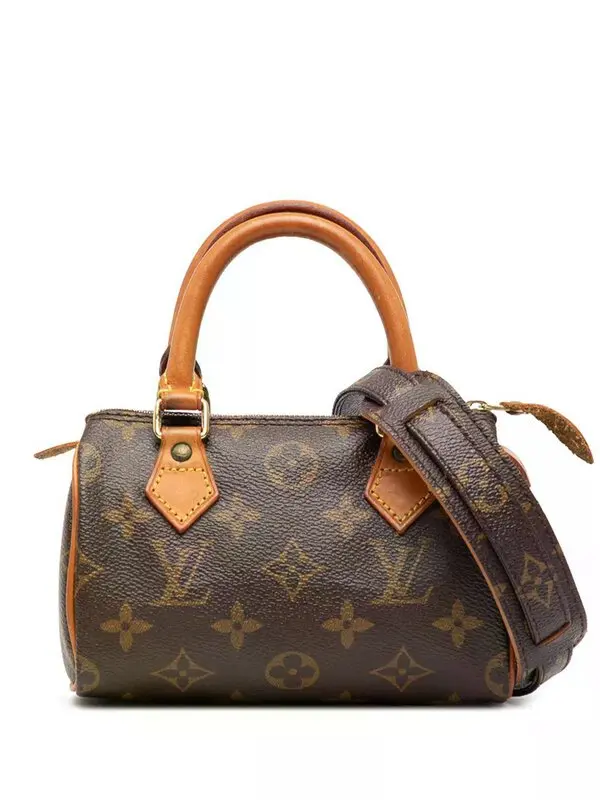 LOUIS VUITTON 1995 Monogram Mini Speedy Hl Satchel
