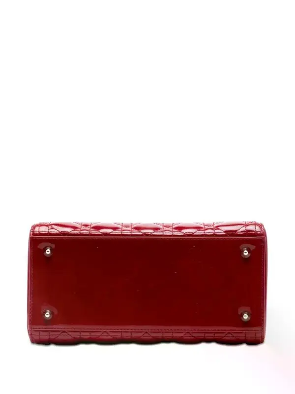 Dior Medium Lady Satchel - Red