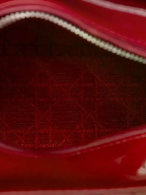 Dior Medium Lady Satchel - Red