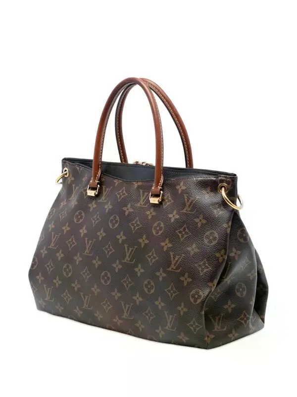 LOUIS VUITTON 2015 Monogram Pallas Mm Satchel - Brown