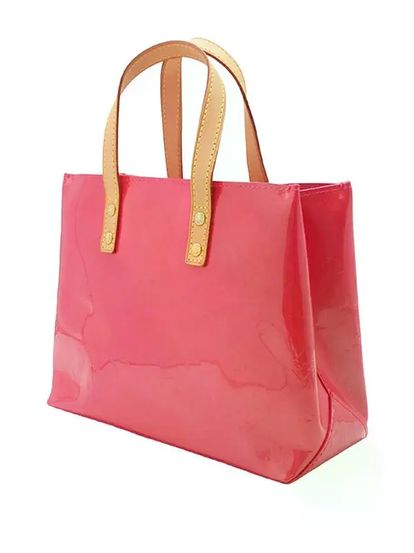 LOUIS VUITTON 2006 Monogram Vernis Reade Pm Handbag - Pink