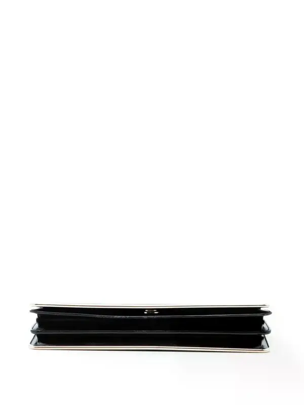 Dior 2003 Metal Trimmed Smooth Calfskin Clutch Bag - Black