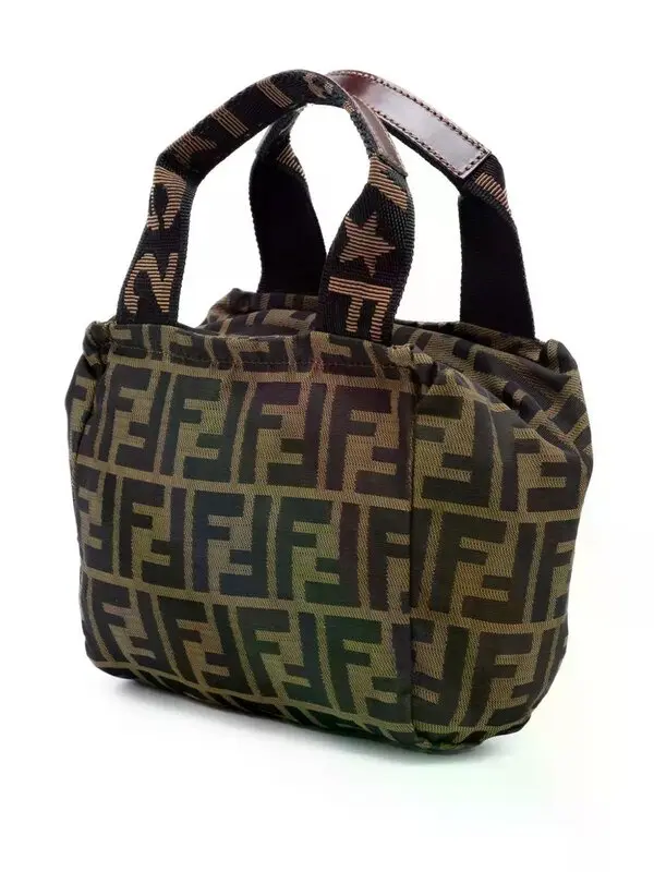 Fendi 2000-2010 Mini Zucca Canvas Handbag