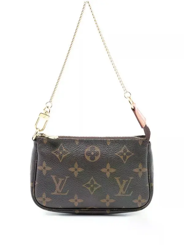 LOUIS VUITTON 2020 Monogram Mini Pochette Accessoires - Brown