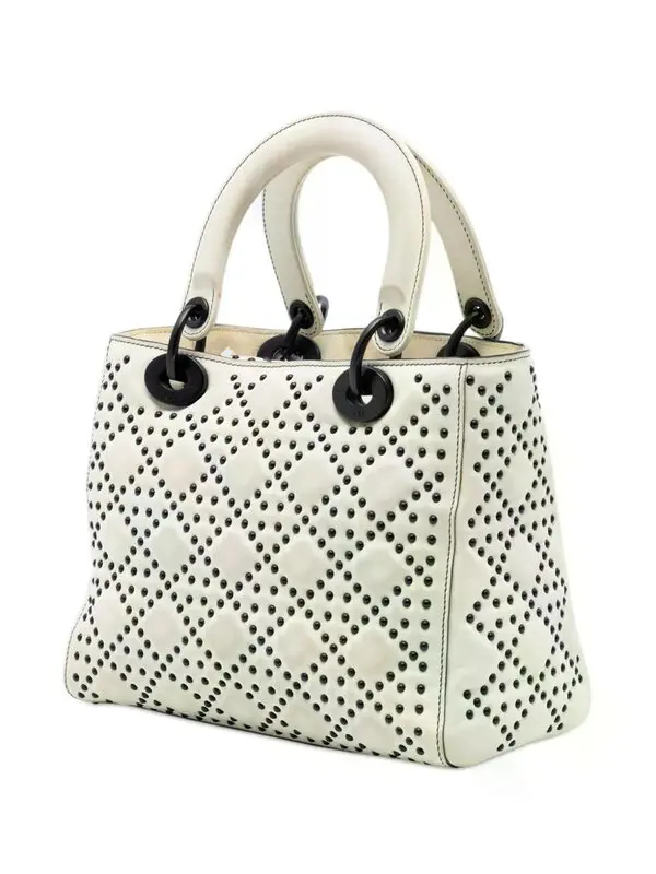 Dior 2018 Lady Satchel - White