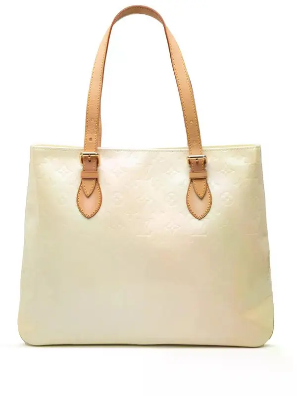 LOUIS VUITTON 2006 Monogram Vernis Brentwood Tote Bag - Yellow