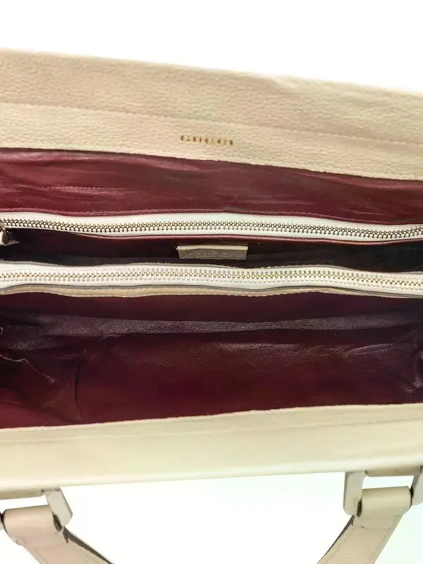 Gucci Zumi Top Handle Bag - White