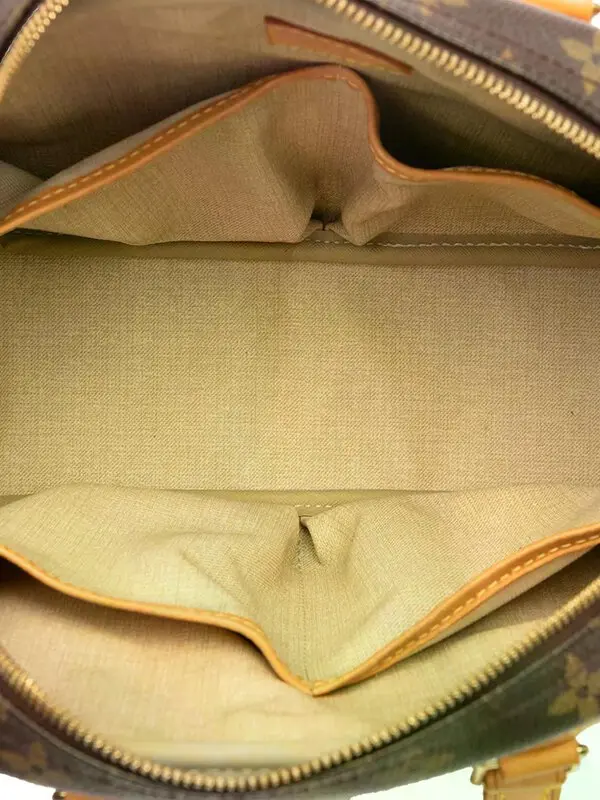 LOUIS VUITTON 2005 Monogram Trouville Handbag - Brown