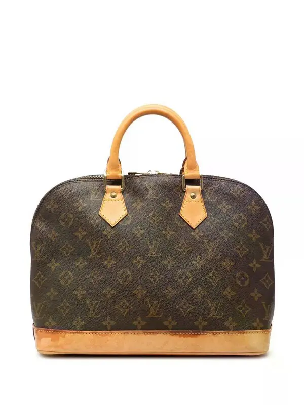 LOUIS VUITTON 1996 Monogram Alma Pm Handbag - Brown
