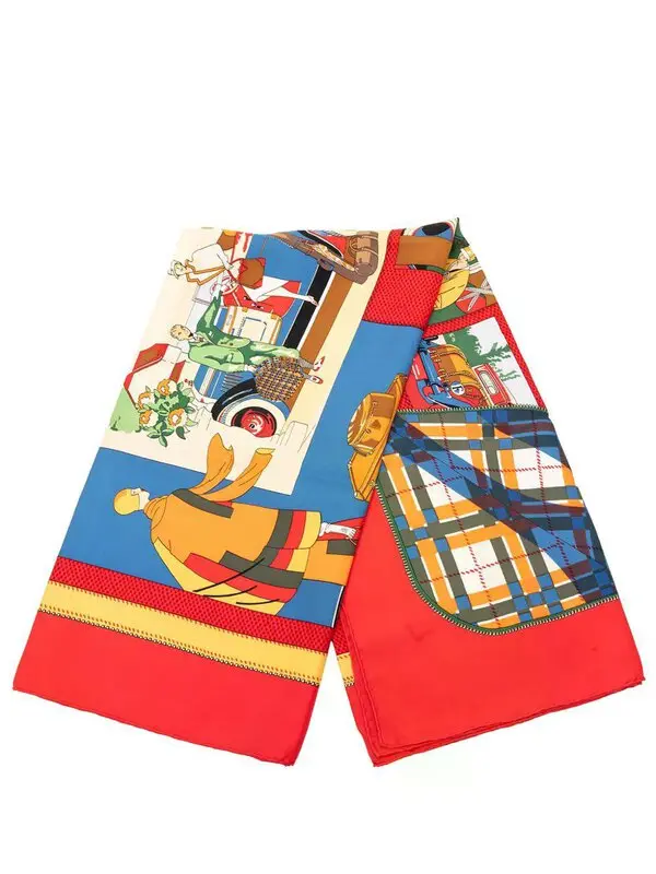 Hermès 2010-2025 L Elegance Et Le Confort En Automobile Silk Scarf 90 Scarves - Multicolour