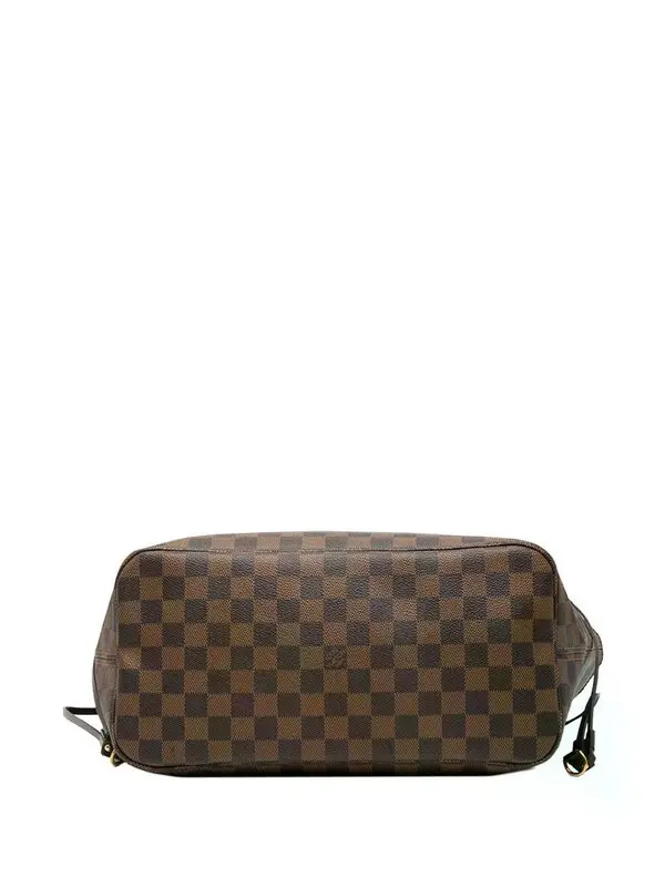 LOUIS VUITTON 2011 Damier Ebene Neverfull Mm Tote Bag - Brown