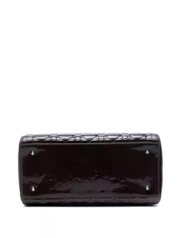 Dior 2009 Medium Cannage Lady Satchel - Purple
