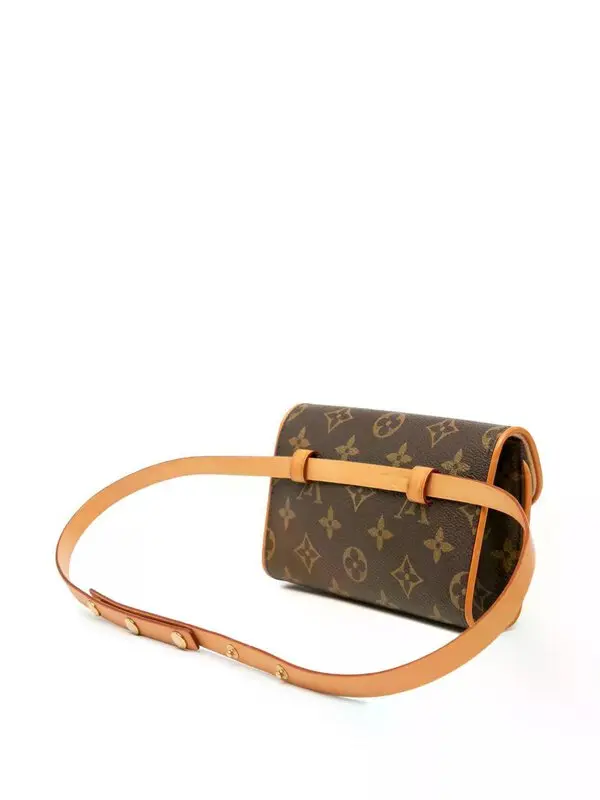 LOUIS VUITTON 2002 Monogram Pochette Florentine Belt Bag - Brown