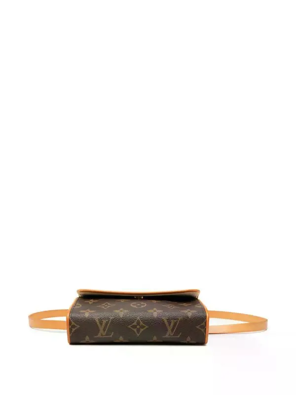 LOUIS VUITTON 2002 Monogram Pochette Florentine Belt Bag - Brown