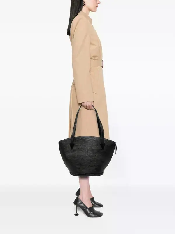 LOUIS VUITTON 1994 Epi Saint Jacques Gm Long Strap Tote Bag - Black