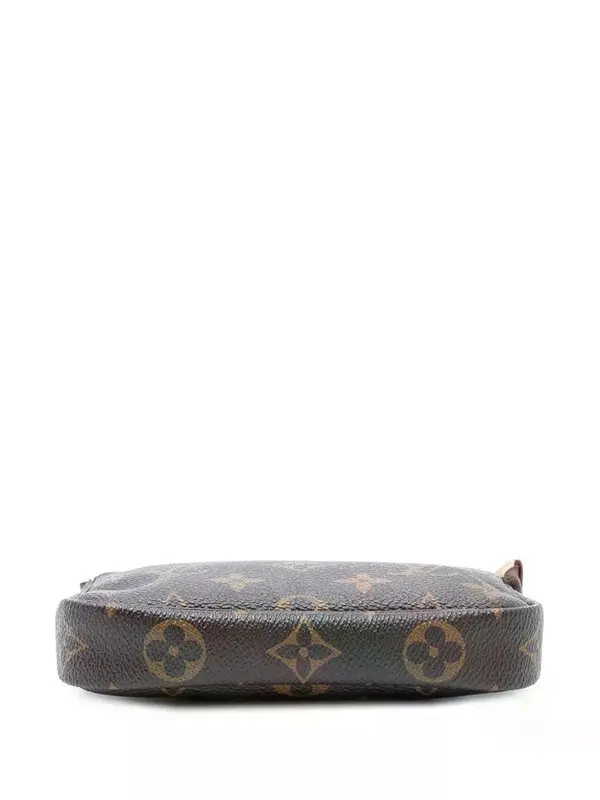 LOUIS VUITTON 2018 Monogram Mini Pochette Accessoires - Brown