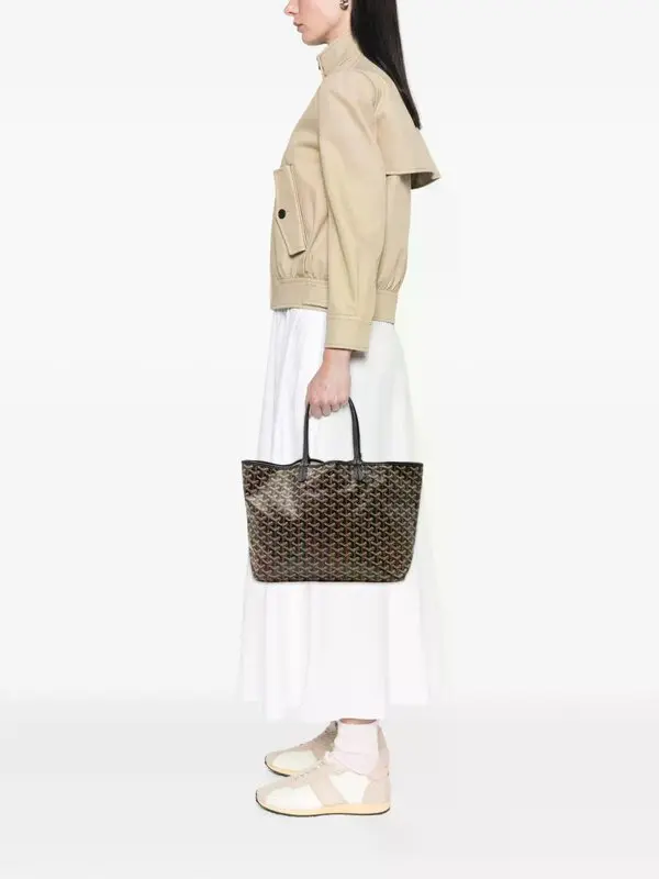 Goyard 2022 Saint Louis Pm Tote Bag - Black