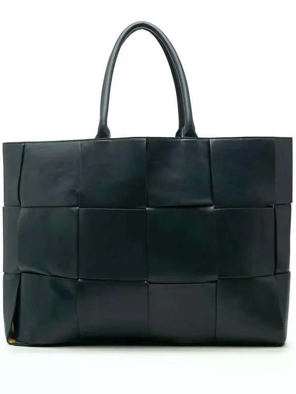 Bottega Veneta Large Leather Arco Tote Bag - Blue