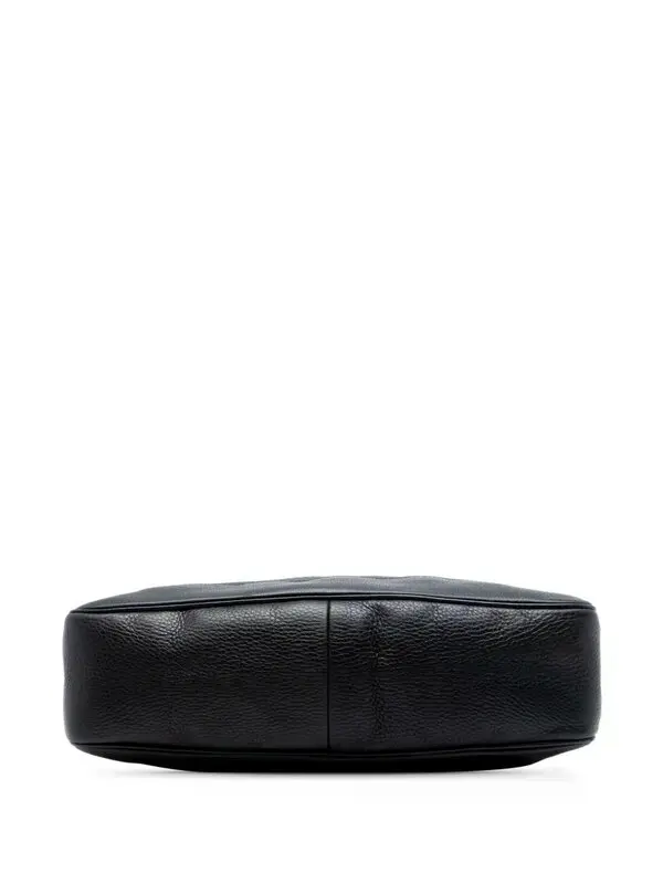 Gucci Calfskin Bamboo Diana Satchel - Black