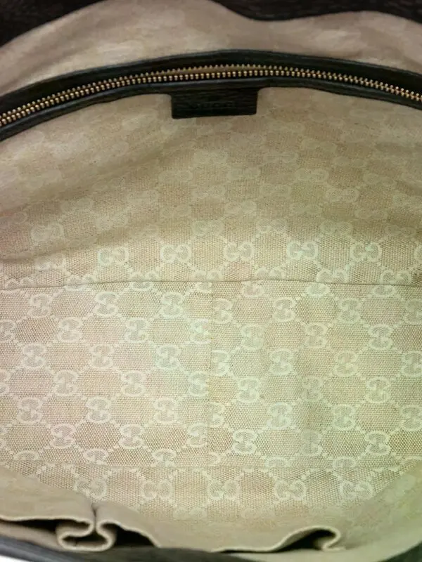 Gucci Calfskin Bamboo Diana Satchel - Black