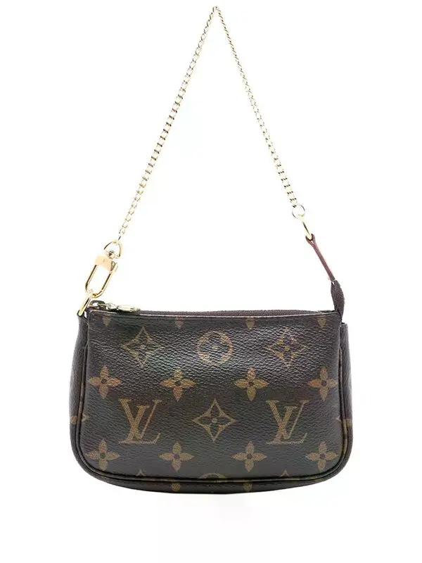 LOUIS VUITTON 2020 Monogram Mini Pochette Accessoires - Brown