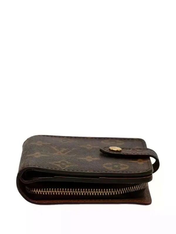 LOUIS VUITTON 2004 Monogram Compact Zippy Wallet Small Wallets