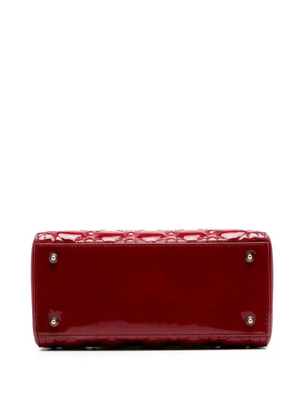 Dior 2011 Medium Lady Satchel - Red