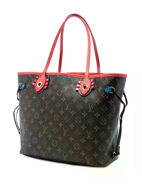 LOUIS VUITTON 2015 Monogram Totem Neo Neverfull Mm Tote Bag - Brown