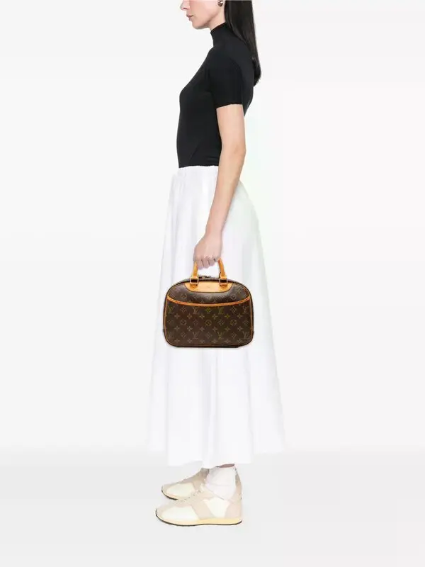 LOUIS VUITTON 2004 Monogram Trouville Handbag