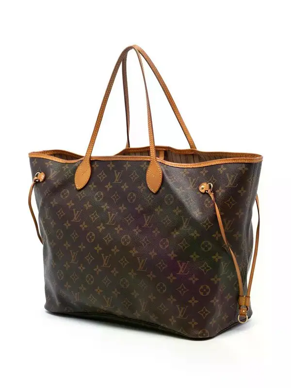 LOUIS VUITTON 2010 Neverfull Gm Tote Bag - Brown