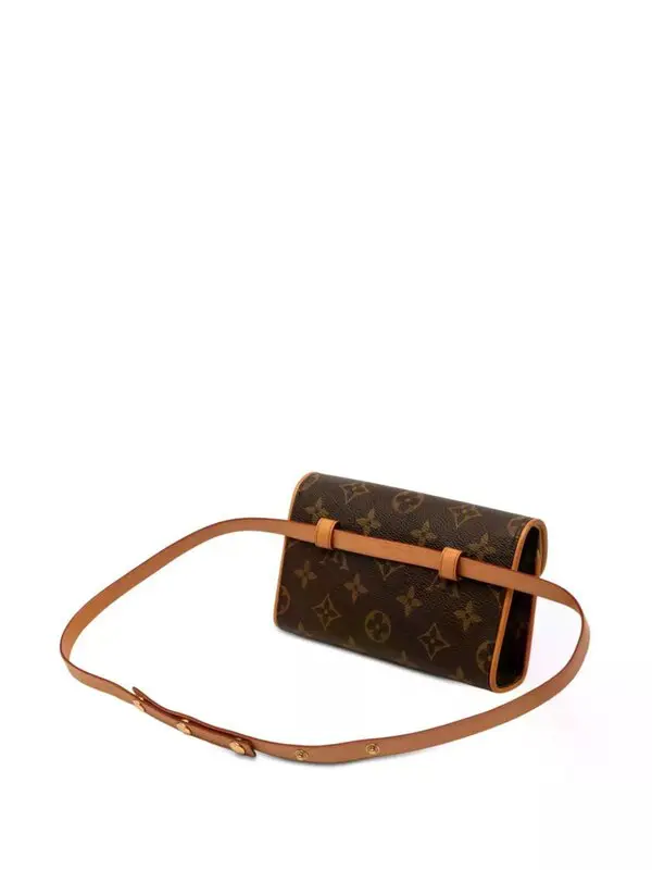 LOUIS VUITTON 2002 Monogram Pochette Florentine Belt Bag - Brown