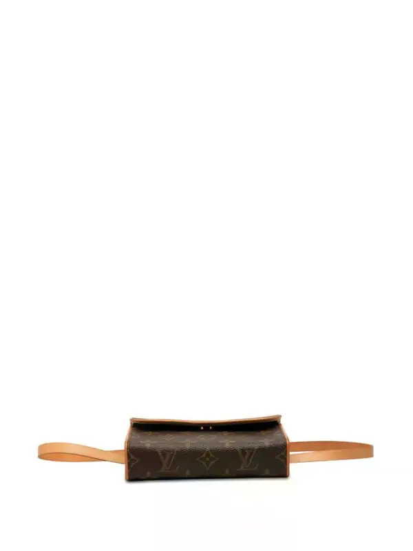 LOUIS VUITTON 2002 Monogram Pochette Florentine Belt Bag - Brown