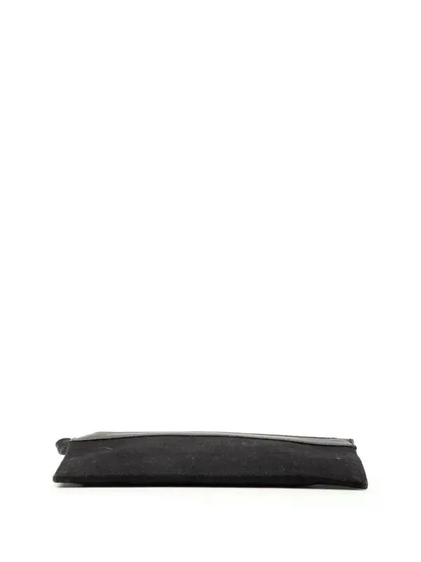 Balenciaga Canvas Navy Cabas Pouch
