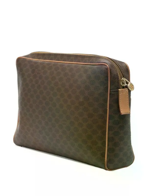 Celine 2013 Macadam Coated Canvas Clutch