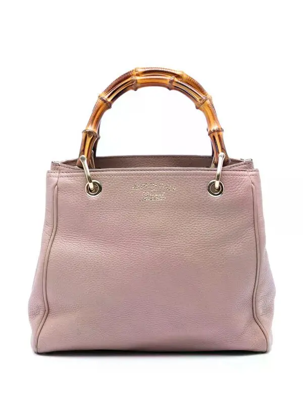 Gucci Bamboo Shopper Satchel - Pink