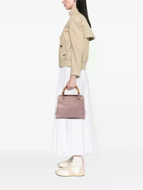 Gucci Bamboo Shopper Satchel - Pink