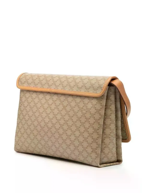 Celine 2011 Macadam Coated Canvas Crossbody Bag