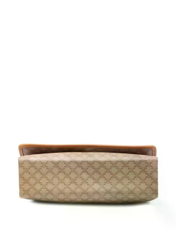 Celine 2011 Macadam Coated Canvas Crossbody Bag