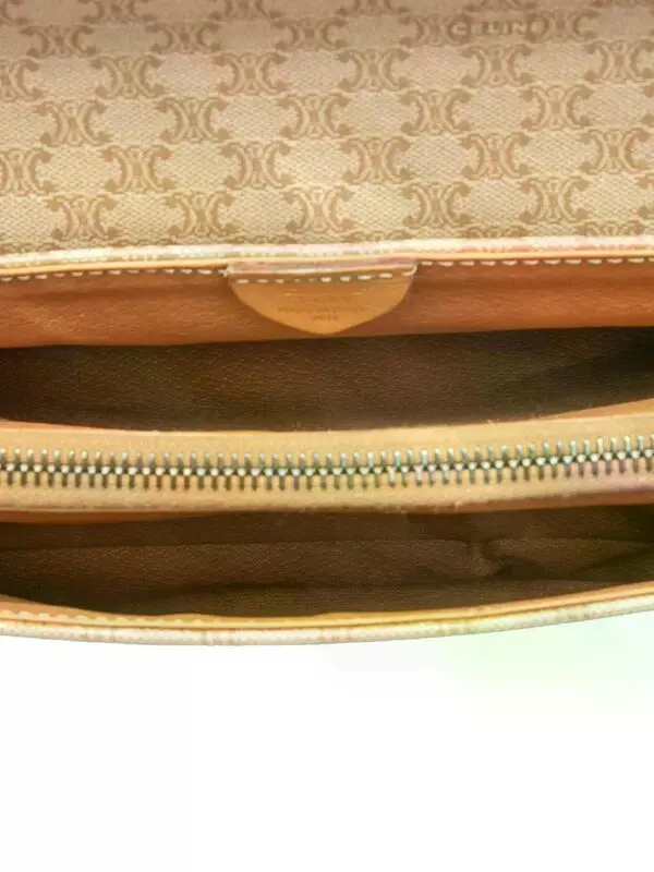 Celine 2011 Macadam Coated Canvas Crossbody Bag