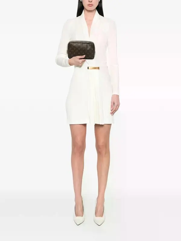 LOUIS VUITTON 1985 Monogram Trousse Toilette 23 Clutch - Brown
