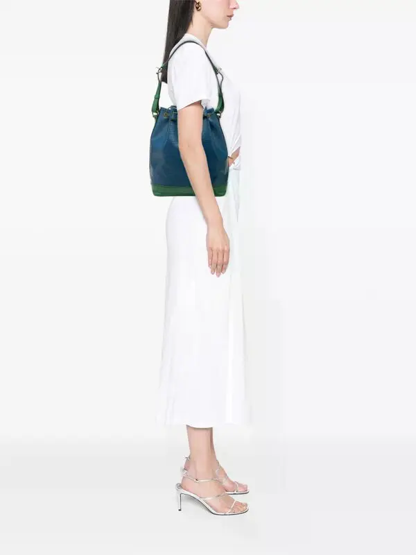 LOUIS VUITTON 1992 Epi Bicolor Noe Gm Bucket Bag - Blue