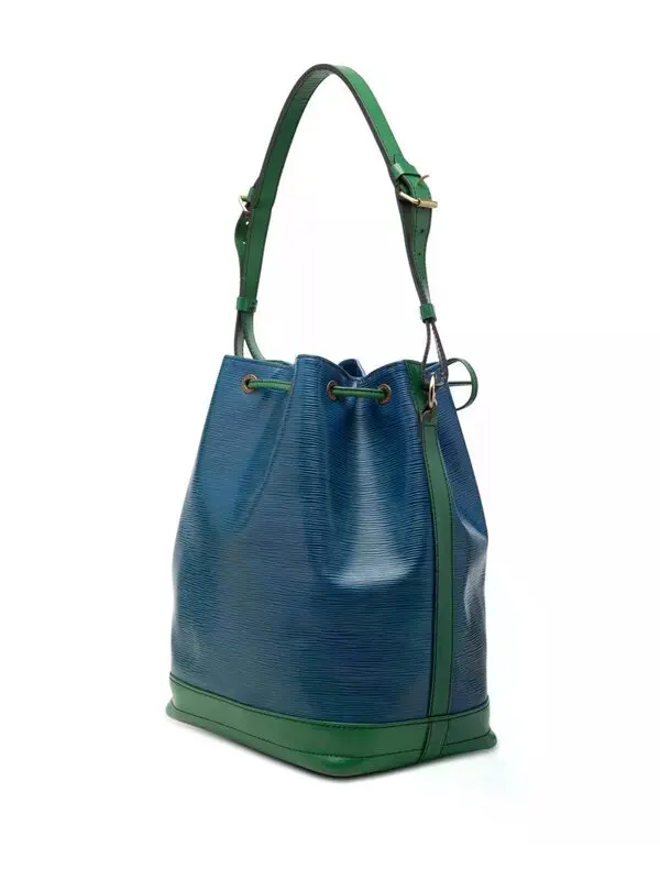 LOUIS VUITTON 1992 Epi Bicolor Noe Gm Bucket Bag - Blue