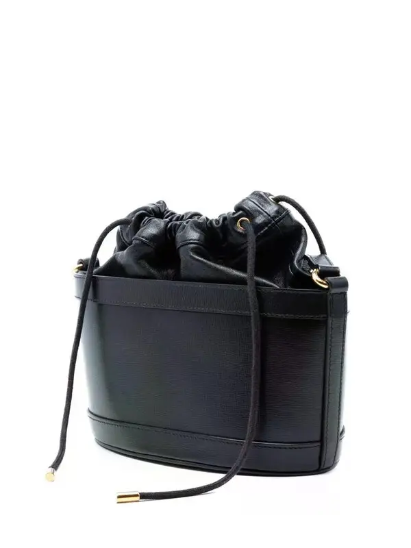 Gucci 1955 Horsebit Leather Bucket Bag - Black