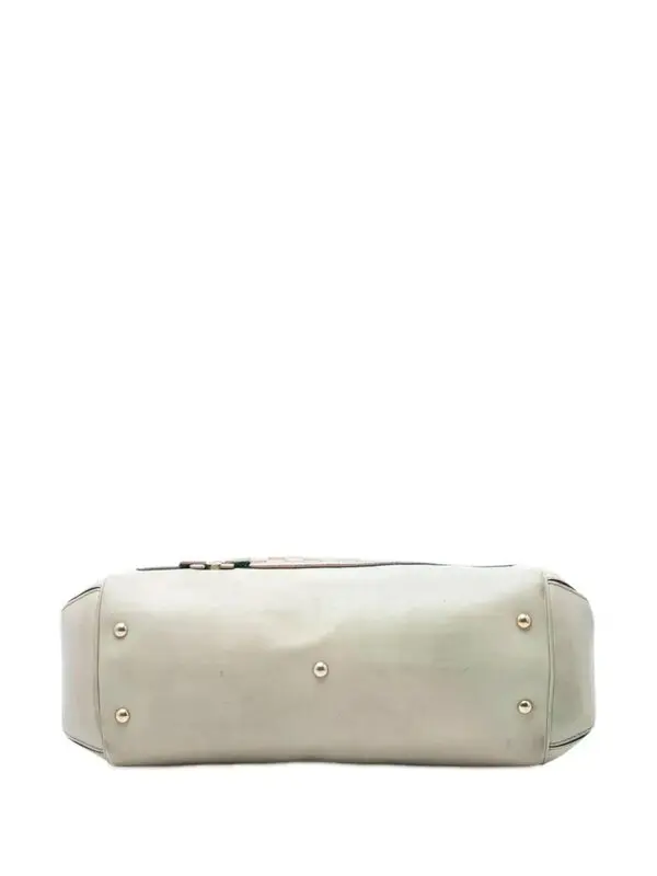 Gucci Gg Canvas Web Mayfair Satchel - Neutrals