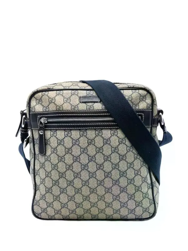 Gucci Gg Supreme Monogram Crossbody Bag - Neutrals