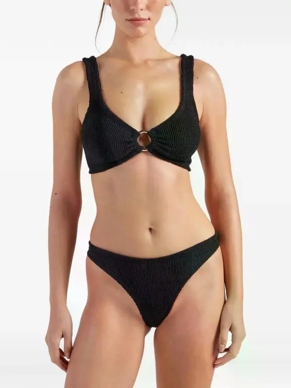 Hunza G Julia Hoop-detail Bikini - Black