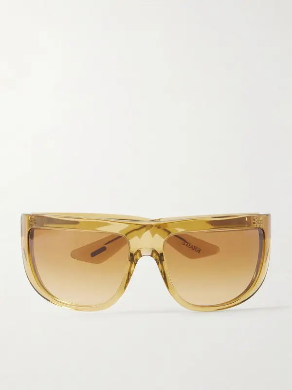 Oliver Spencer Khaite 1974c D-frame Sunglasses - Brown
