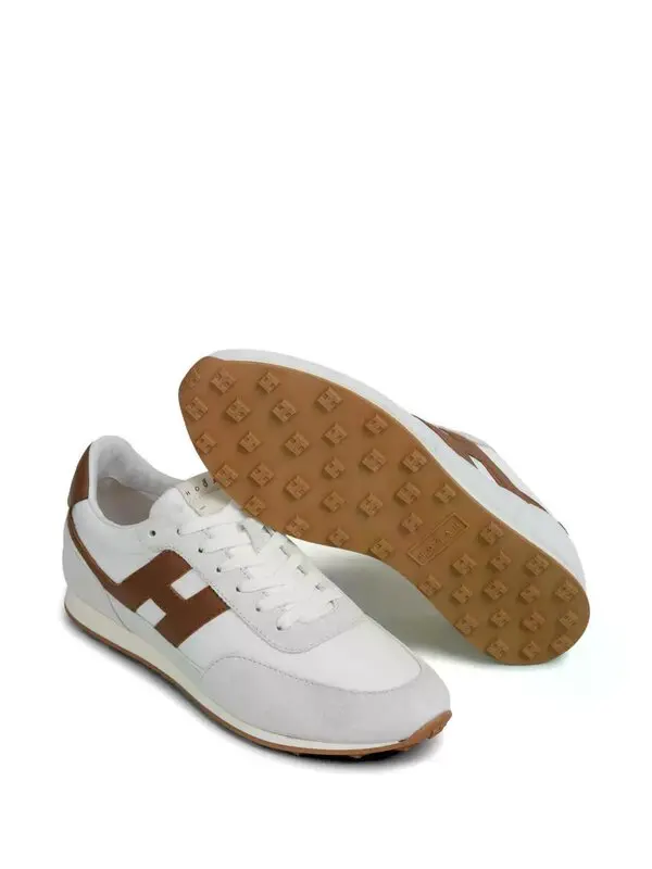 Hogan Logo-patch Suede-panel Sneakers